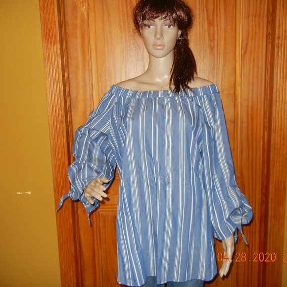 Denim 24/7 | Tops | New Boho Peasant Gypsy Casual Tunic Top Sz 6w Wt6 ...